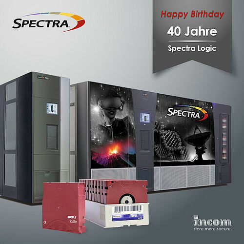 Spectra Logic wird 40 Jahre alt | News | INCOM Storage Distributor